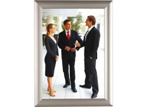 4260746870473 - Update Display Klapprahmen Basic Frame DIN A4 Gehrungsecke Safe Corner Aluminium Wandmontage 10er-Bundle silber